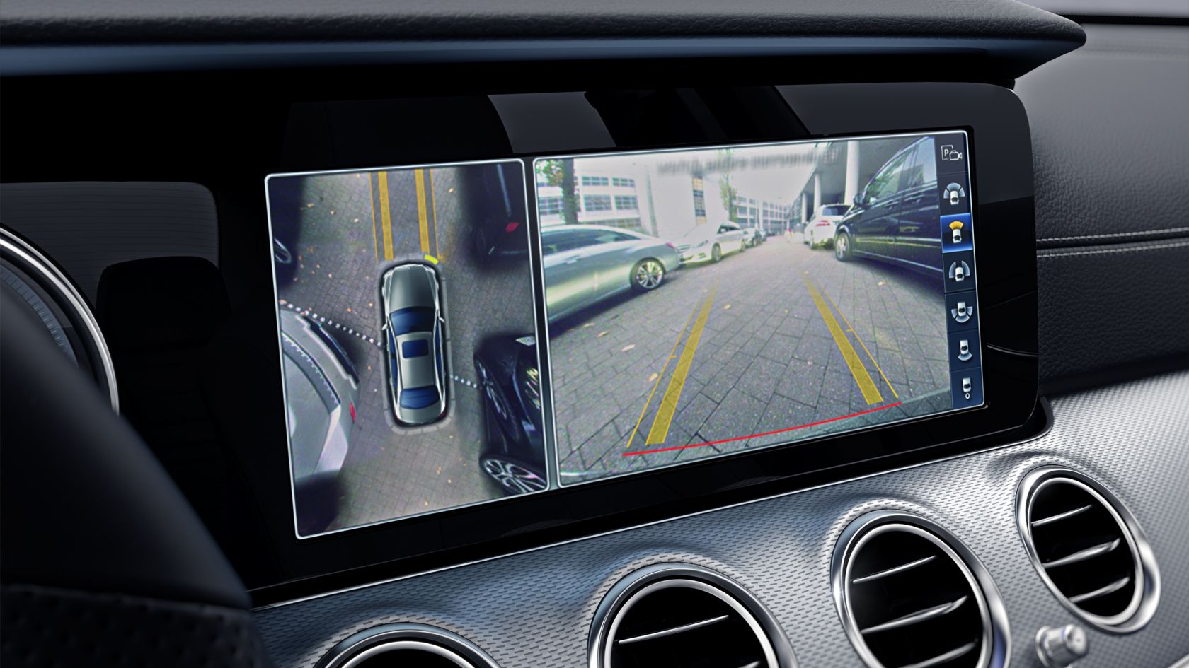 Hệ Thống Camera 360 Chính Hãng Cho Xe Mercedes-Benz C-Class/GLC/E-Class