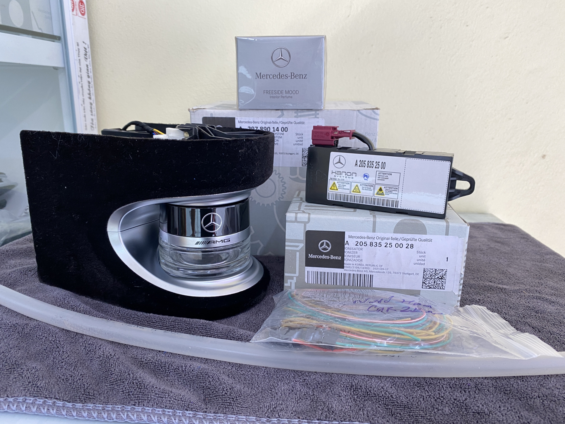 Nâng Cấp Bộ Phun Nước Hoa - Ion Âm Air Balance Package Mercedes-Benz ...